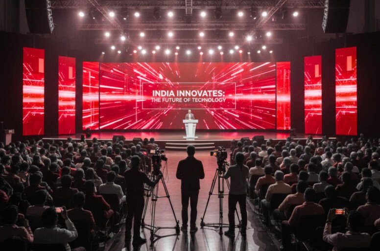 The Tech Behind Perfect Keynote Stages at Major Indian Expos